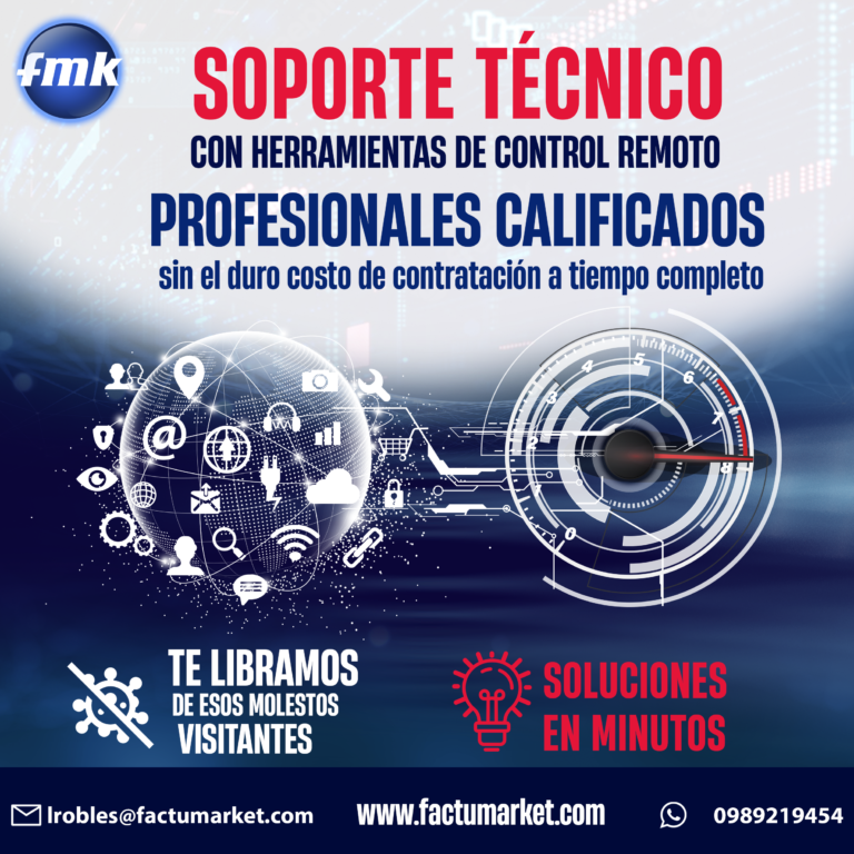 Soporte técnico local y/o remoto orientado hacia profesionales ...